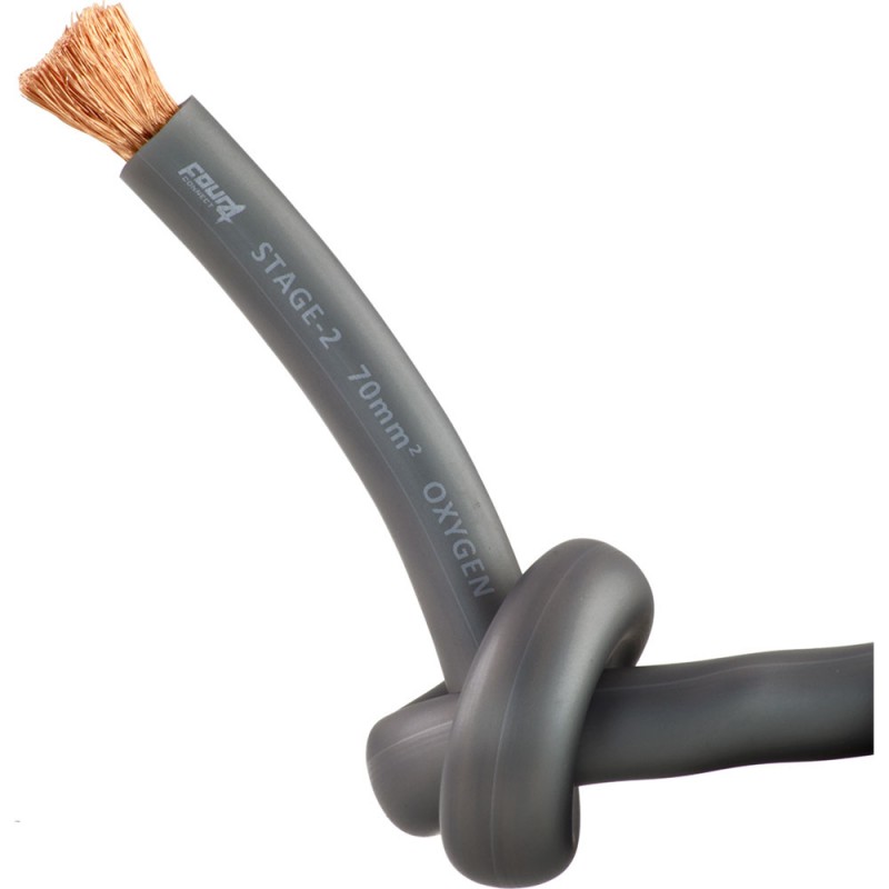 4CONNECT STAGE2 70mm2 OFC-strömkabel grå – Fatman Customs